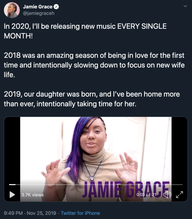 Jamie Grace Releases Christmas Single ‘The Story (Noel)’ – CCM Magazine